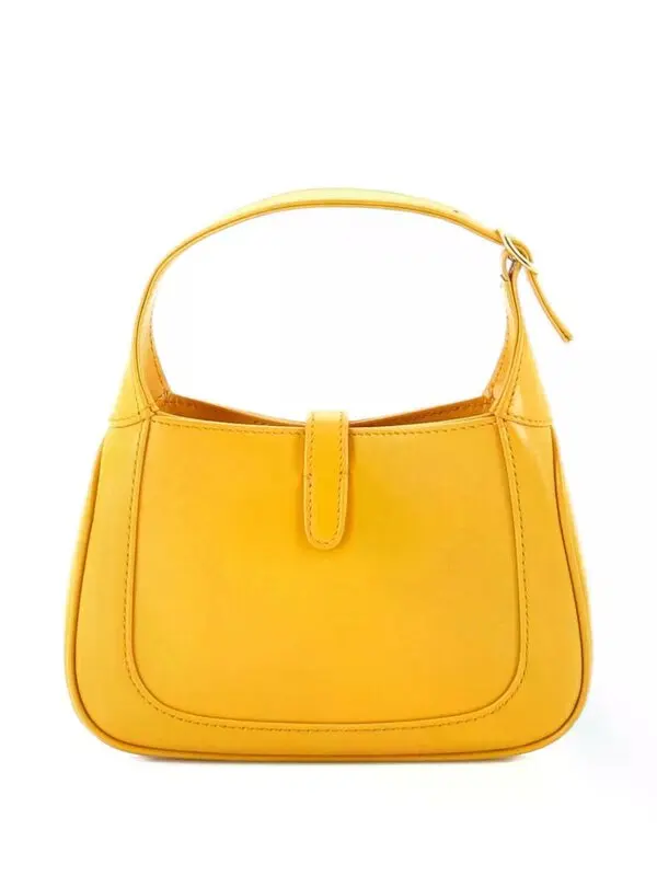 Gucci Jackie 1961 Leather Mini Hobo Bag - Yellow