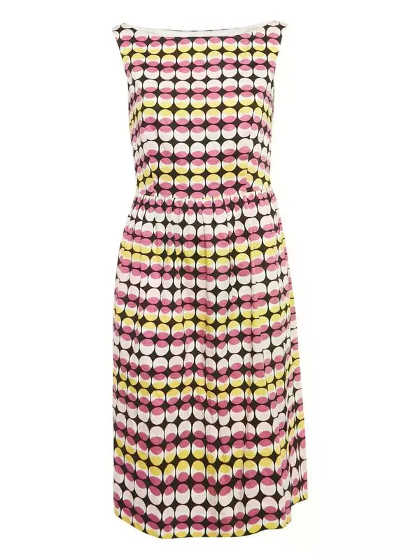 Max Mara Dot-print Midi Dress