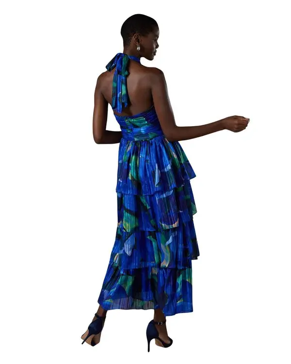 Coast Tiered Halter Maxi Dress
