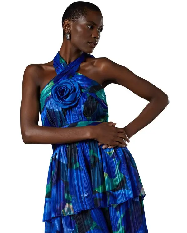 Coast Tiered Halter Maxi Dress