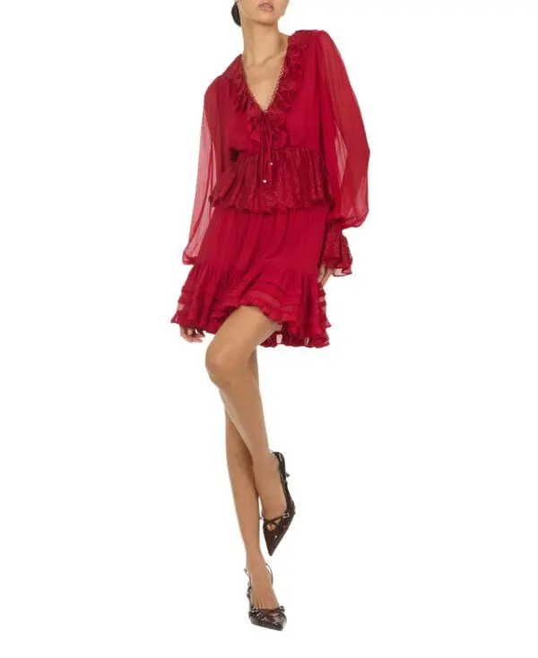SECRET PON-PON Nilou Skirt - Lipstick Red