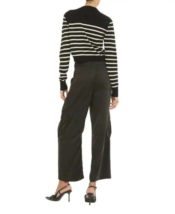 SECRET PON-PON Lyla Cargo Pants - Black