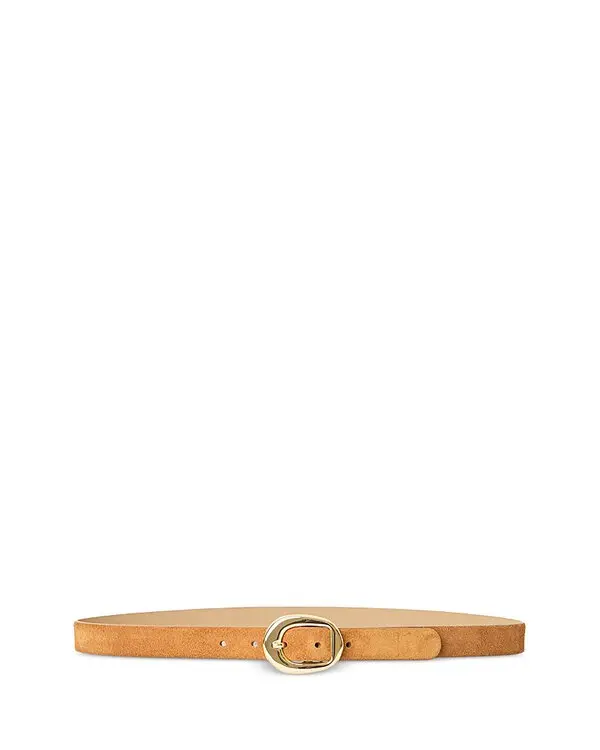 B-low The Belt Greyson Mini Suede Belt - Sienna Gold