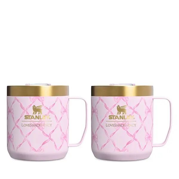 STANLEY Exclusive 12 Oz/0.35 L Brew + Steep Drinkware Set - Baby Bow Pink Peppermint