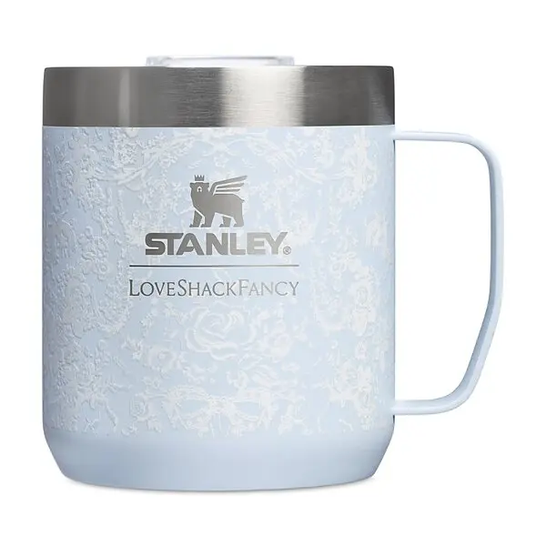 STANLEY Exclusive 12 Oz/0.35 L Brew + Steep Drinkware Set - Toscana Toile Alpine Blue