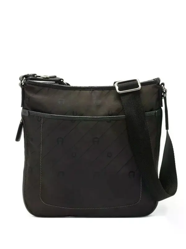 AIGNER Monogram Messenger Bag