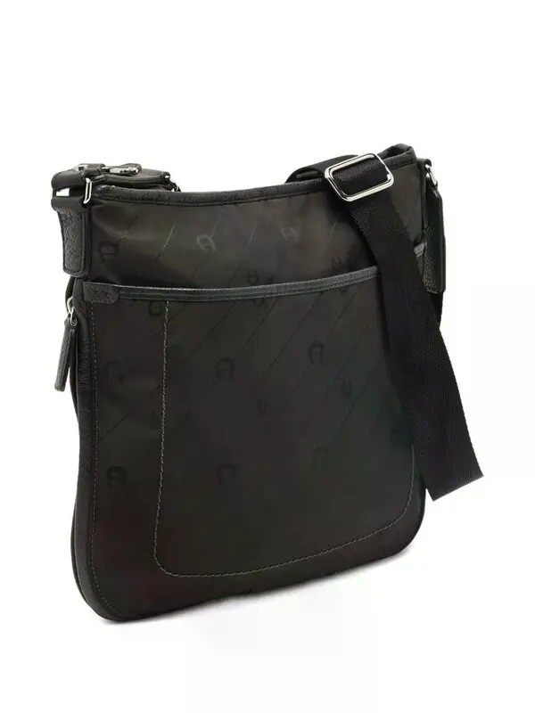 AIGNER Monogram Messenger Bag