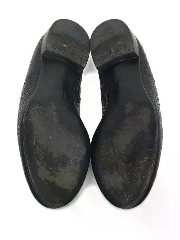 GIUSEPPE ZANOTTI Crocodile-embossed Leather Loafers
