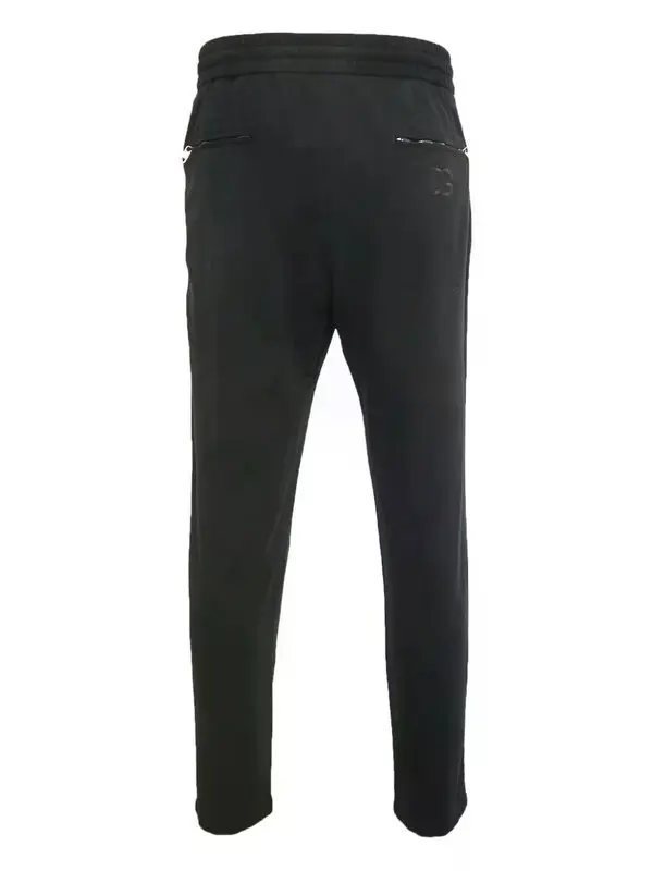 Dolce & Gabbana Jersey Logo Detail Drawstring Track Pants - Black