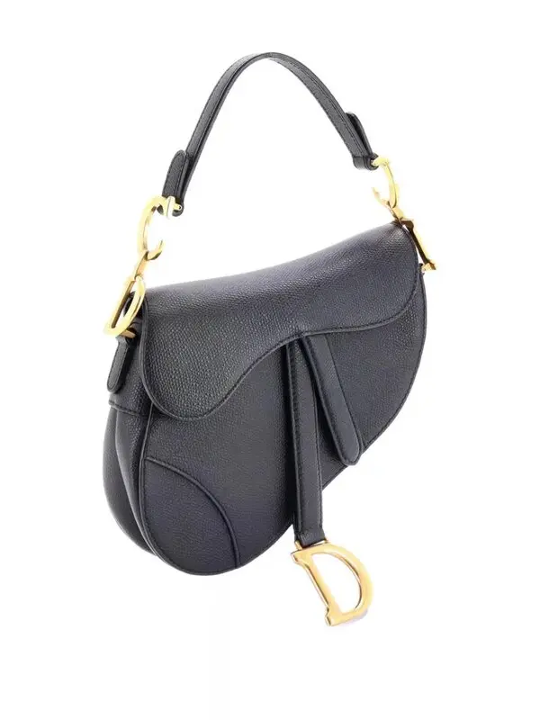 Dior Saddle Mini Shoulder Bag Leather - Black