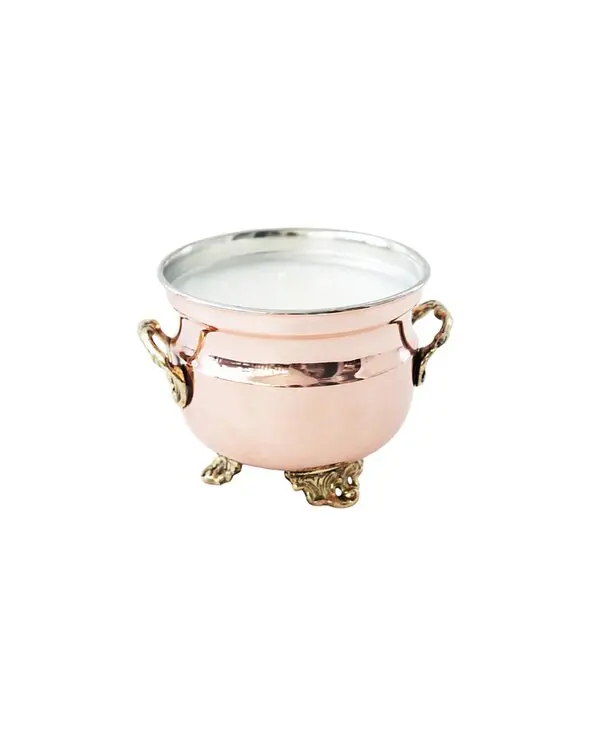 COPPERMILL KITCHEN Cmk Vintage French Inspired Grapefruit Mint Jardiniere Candle, 32 Oz - Copper