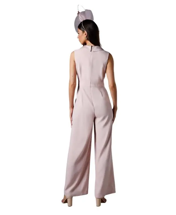 Coast Crepe V-neck Wrap Jumpsuit