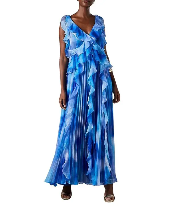 Coast Sleeveless V-neck Chiffon Maxi Dress