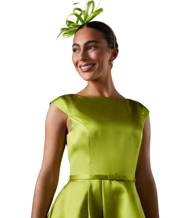 Coast High-low Twill Midi Dress