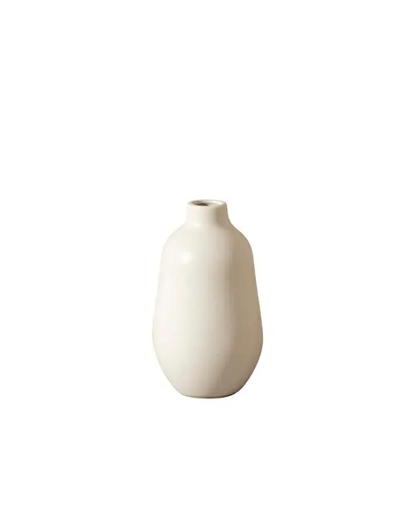 GHARYAN STONEWARE Vase - Matte White