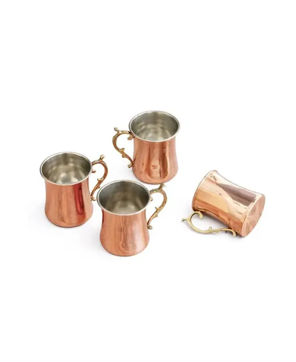 COPPERMILL KITCHEN Vintage Inspired Cocktail Mugs, Set Of 4