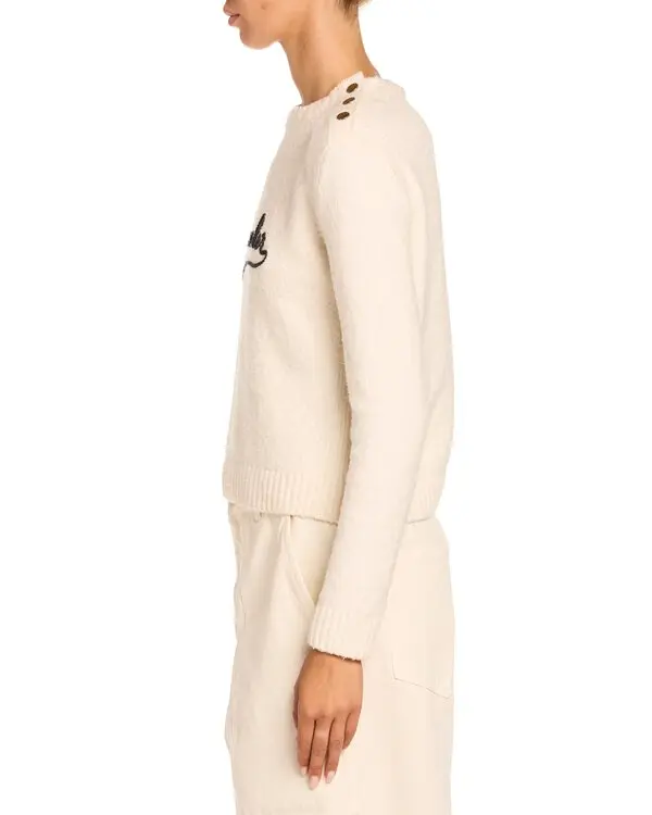 Moncler Crewneck Sweater - Natural