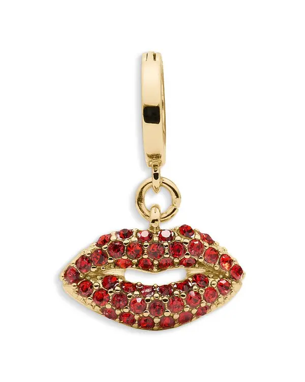 Kate Spade New York One In A Million Pave Lips Charm - Red/gold