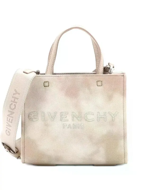 Givenchy G-printed Canvas Mini Tote Bag - Neutrals