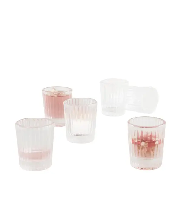 THE COLLECTIVE HOME Pressed Shot Glasses, Set Of 6