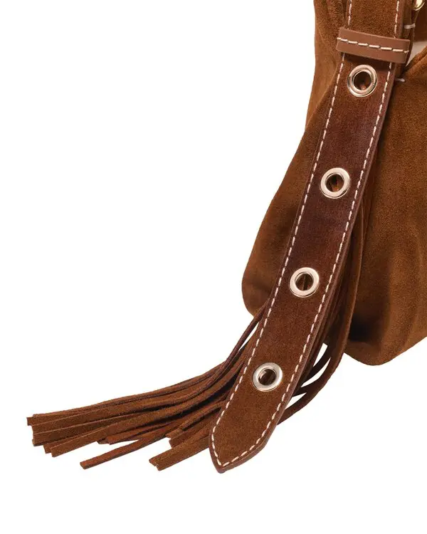Maje Miss M Mini Fringed Crossbody Bag
