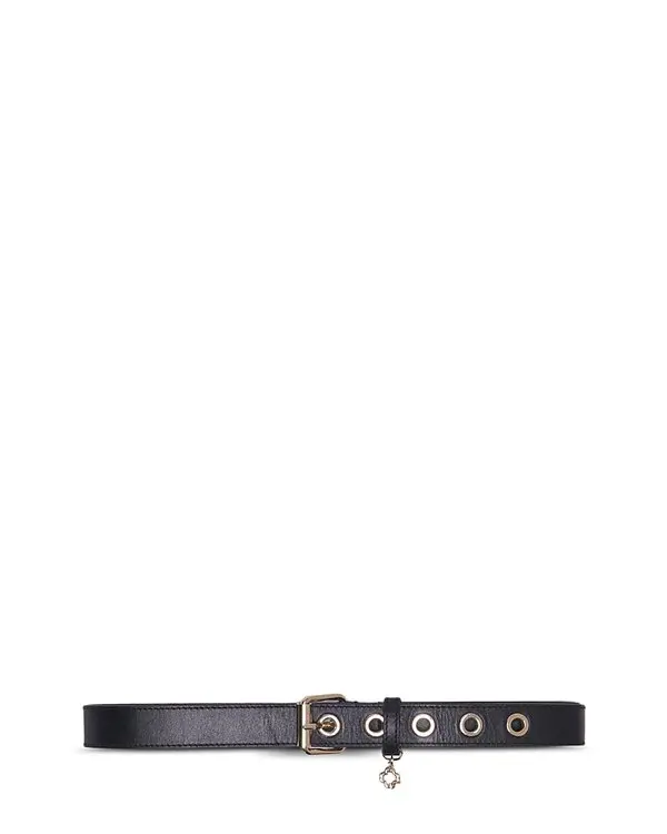 Maje Leather Belt - Black