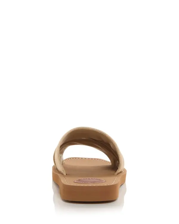 Chloé Woody Slide Sandals - Light Sand