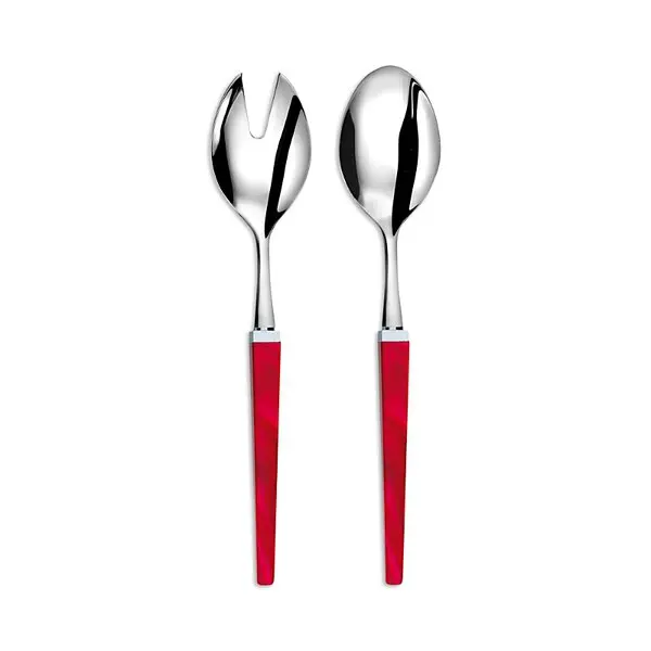 CAPDECO Quio Collection Salad Server Set - Grenadine