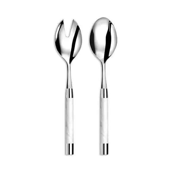 CAPDECO Conty Collection Salad Servers - White