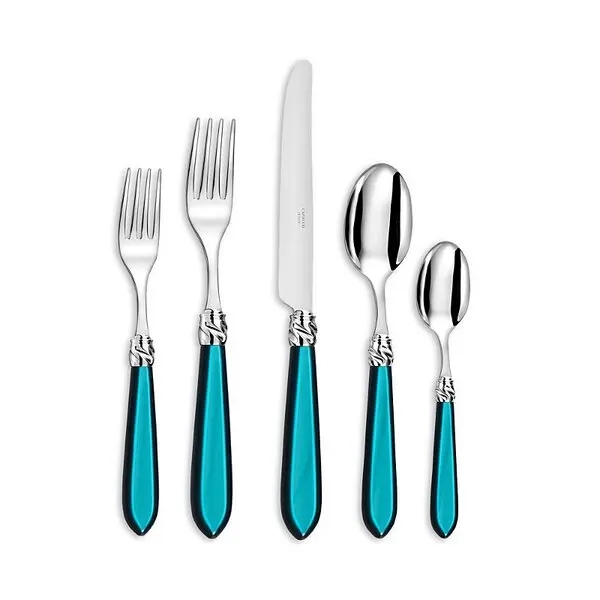 CAPDECO Diana 5 Piece Place Setting - Aquamarine