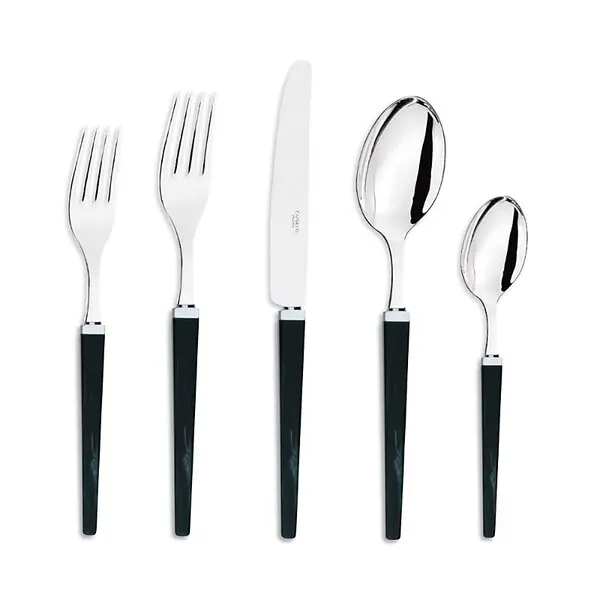 CAPDECO Quio 5 Piece Place Setting - Black