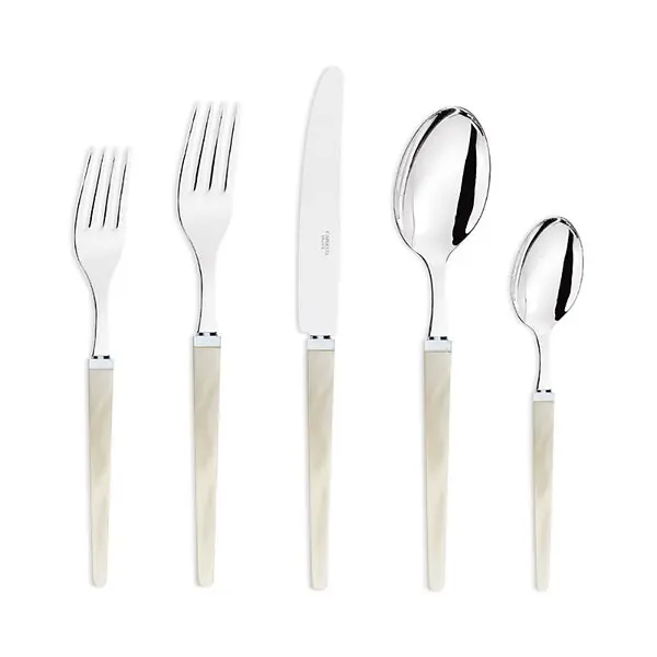 CAPDECO Quio 5 Piece Place Setting - Horn