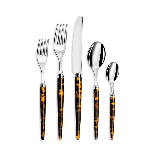 CAPDECO Tang 5 Piece Place Setting - Tortoise