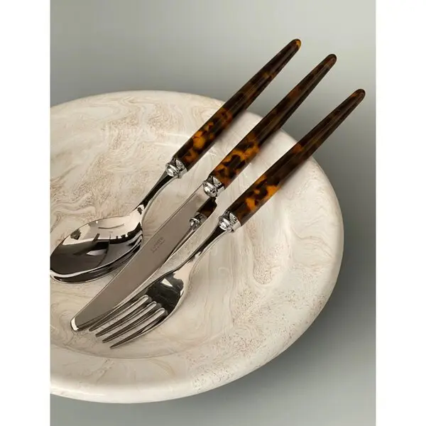 CAPDECO Tang 5 Piece Place Setting - Tortoise