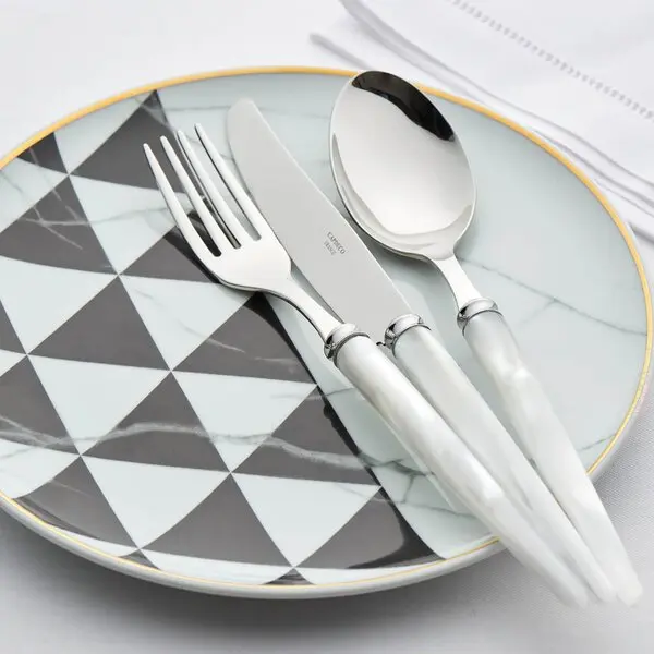 CAPDECO Tang 5 Piece Place Setting - White