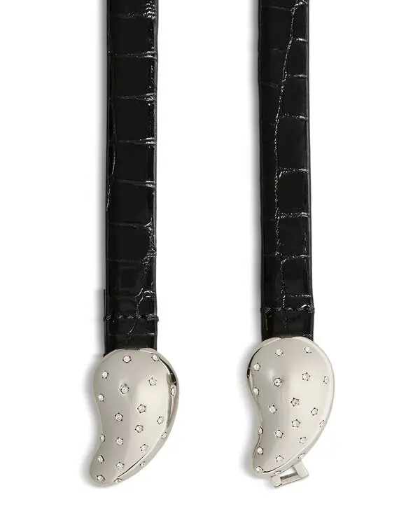 Altuzarra Bean Skinny Leather Belt