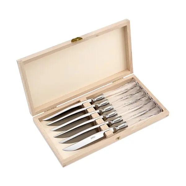 CAPDECO Venus Steak Knives, Set Of 6 - Crystal