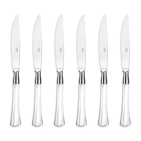CAPDECO Venus Steak Knives, Set Of 6 - Crystal