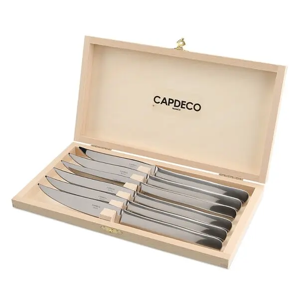 CAPDECO Grillade Steak Knives, Set Of 6 - Steel