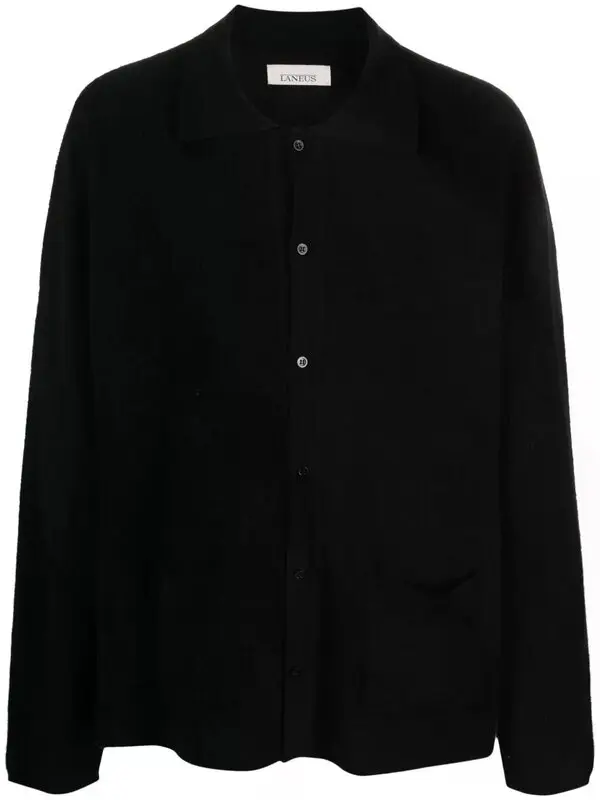LANEUS Long-sleeved Button-up Cardigan