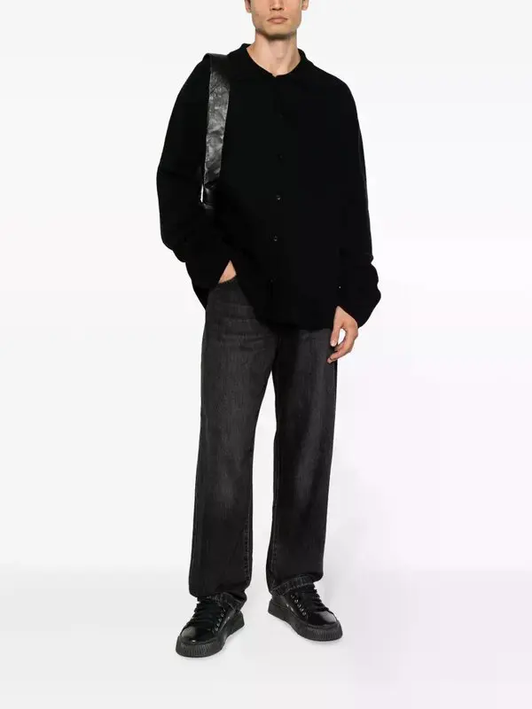 LANEUS Long-sleeved Button-up Cardigan