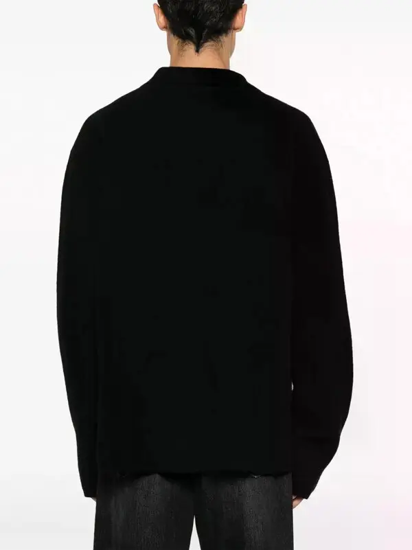 LANEUS Long-sleeved Button-up Cardigan