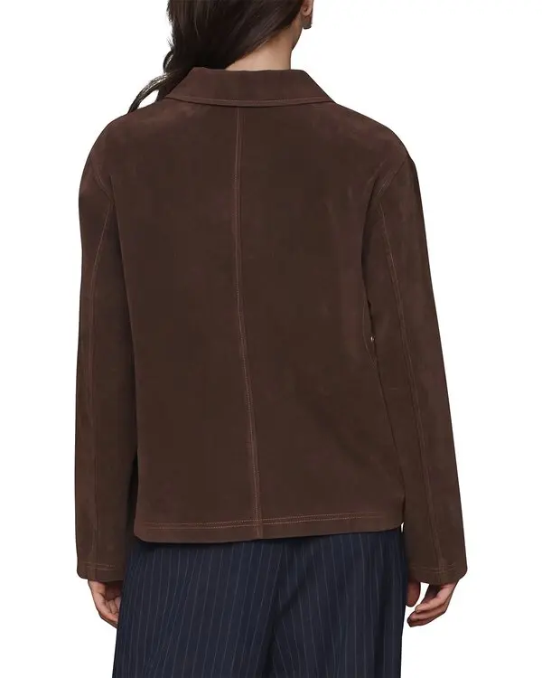 Avec Les Filles Faux Suede Barn Jacket