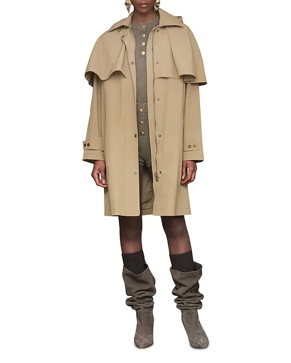 Avec Les Filles Cape Rain Coat