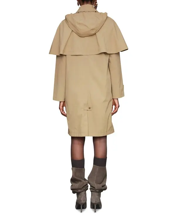 Avec Les Filles Cape Rain Coat