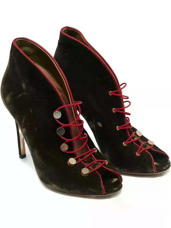 GIANVITO ROSSI Miral Open-toe Boots
