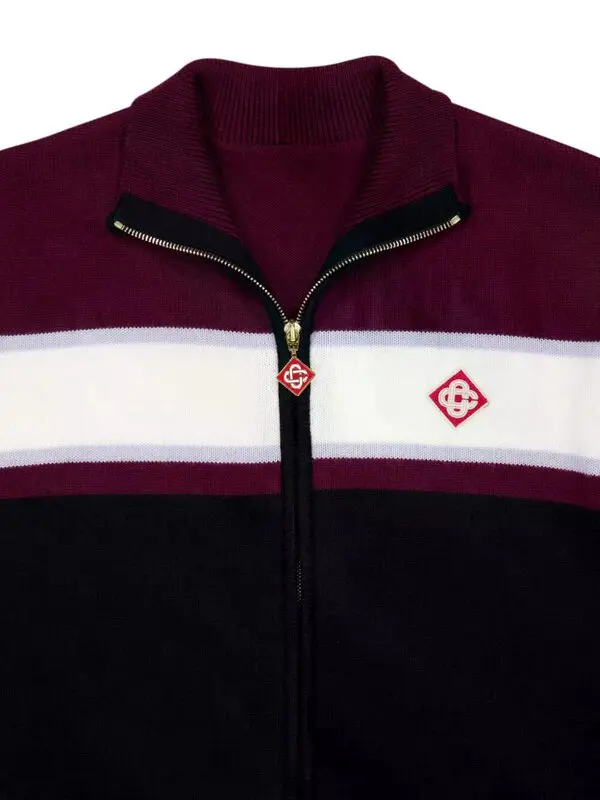 Casablanca Stripe Appliqué Track Jacket