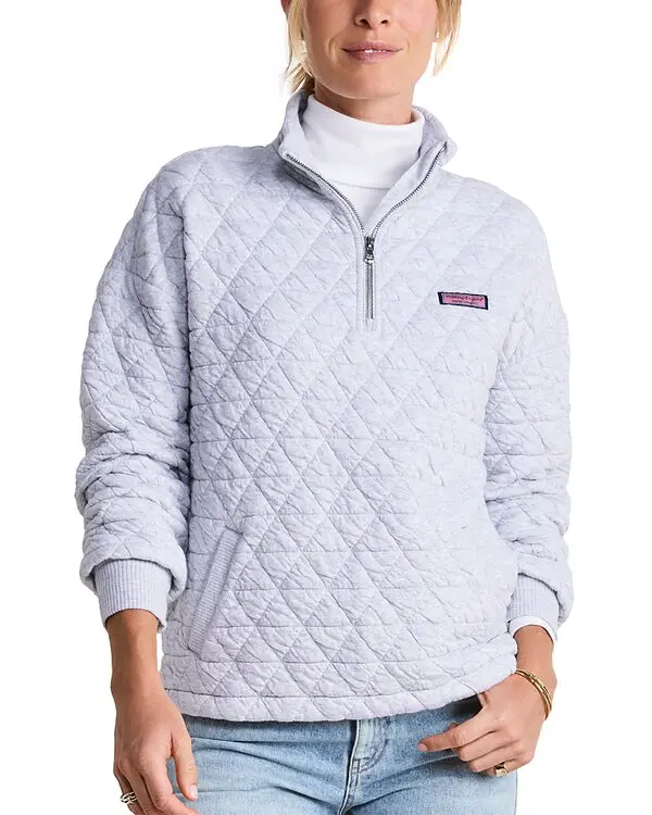 Vineyard Vines Quilted Quarter Zip Sweatshirt