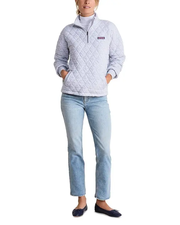 Vineyard Vines Quilted Quarter Zip Sweatshirt