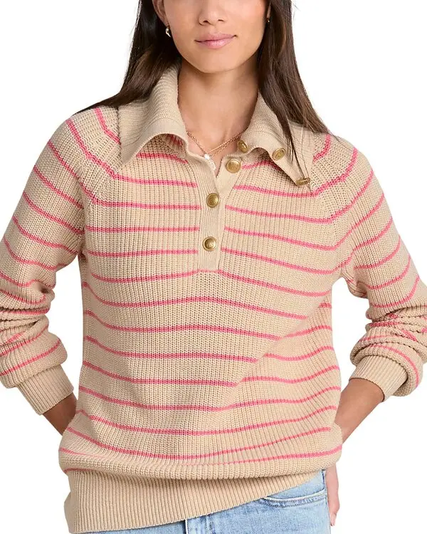 Vineyard Vines Button Detailed Cotton Sweater